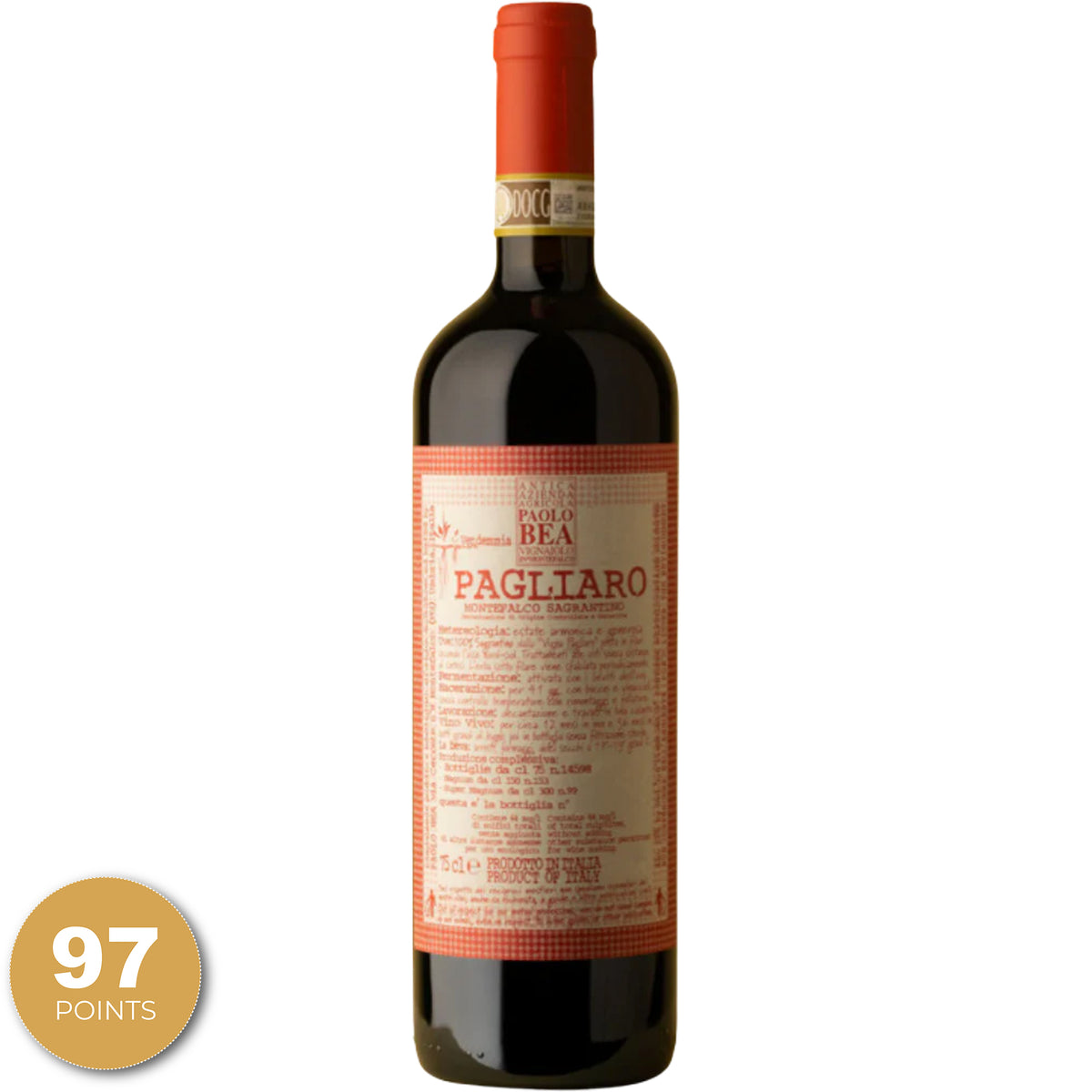 Paolo Bea, 'Pagliaro' Secco, Sagrantino | Merchant of Wine